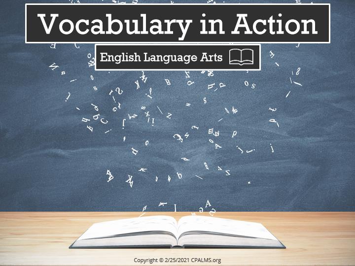 Vocabulary in Action