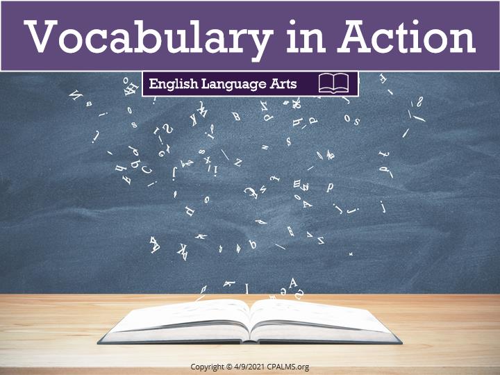 Vocabulary in Action