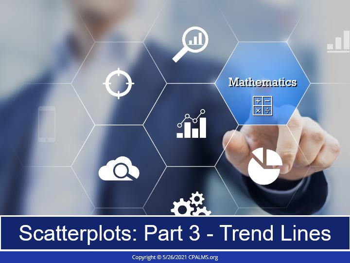 Scatterplots Part 3: Trend Lines