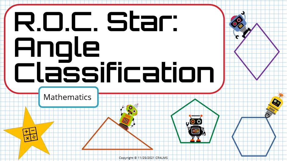 ROC Star: Angle Classification