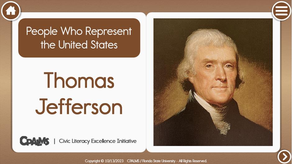 Thomas Jefferson - Interactive Research Pages