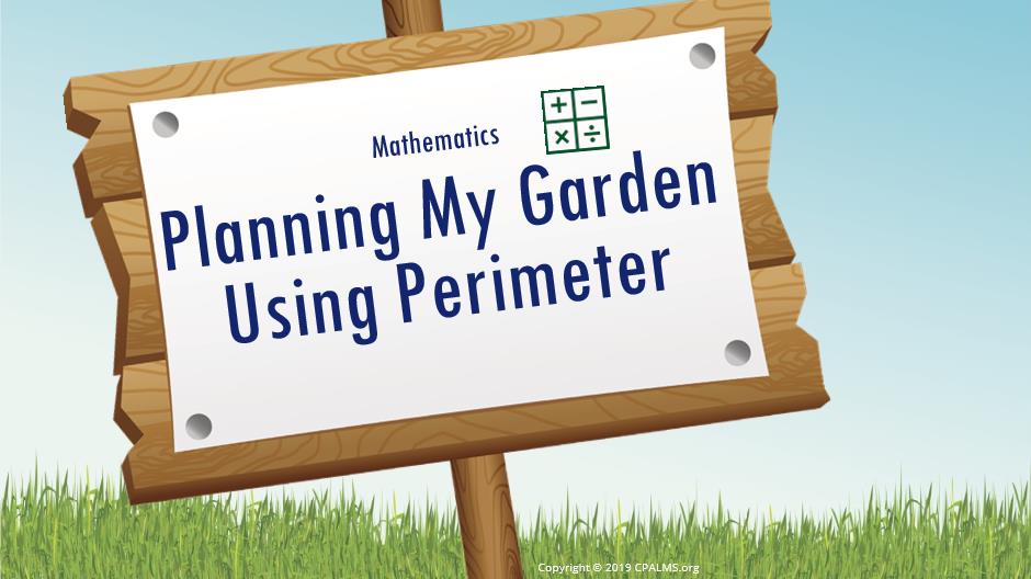 Planning My Garden Using Perimeter