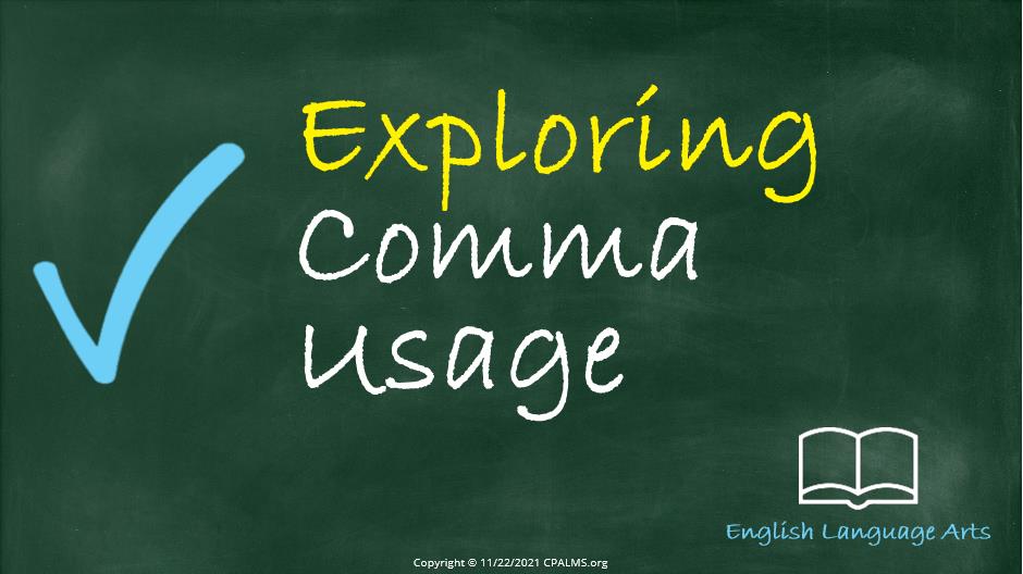 Exploring Comma Usage