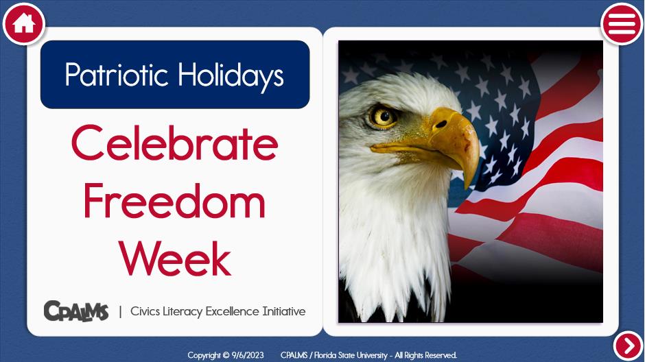 Celebrate Freedom Week - Interactive Research Pages