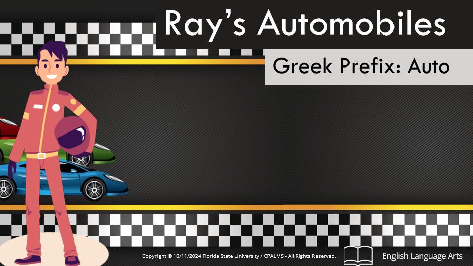 Ray's Automobiles: Greek Prefix "Auto"