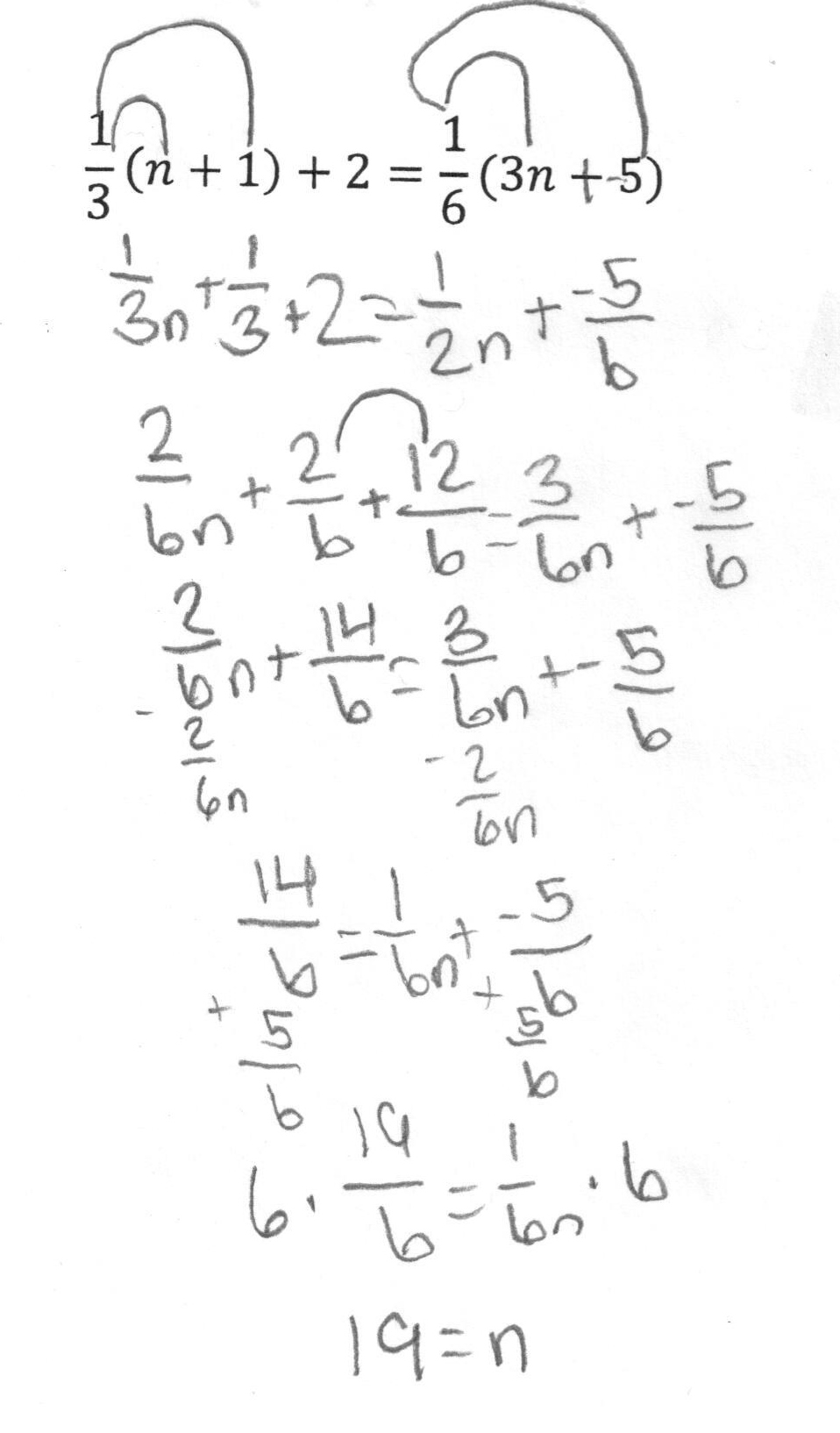 Solve for N