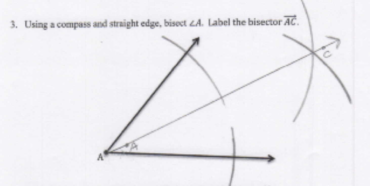 Bisecting a Segment and an Angle