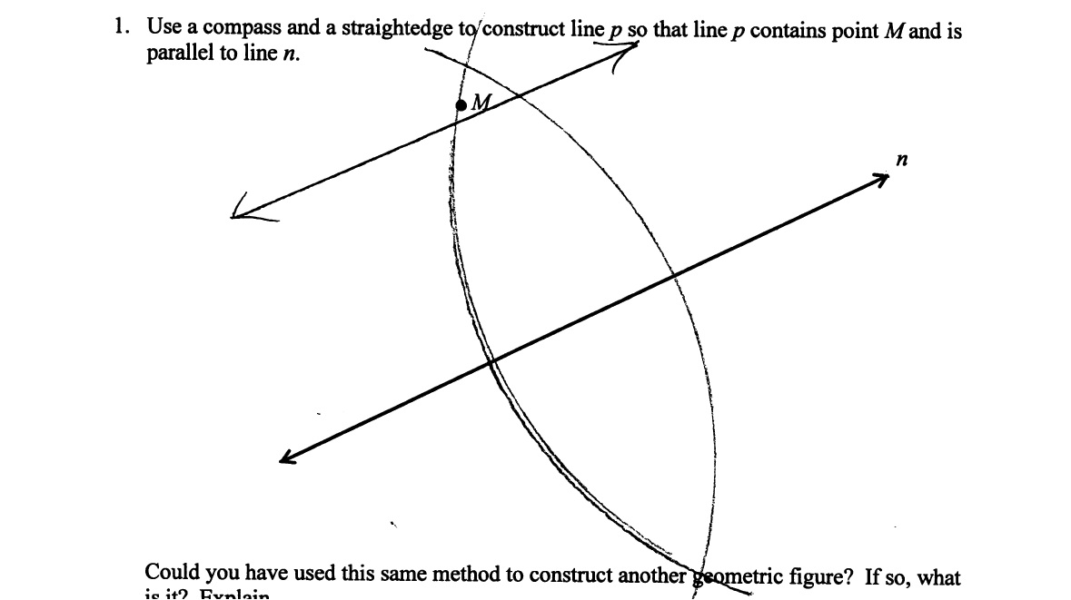 Constructions for Parallel Lines