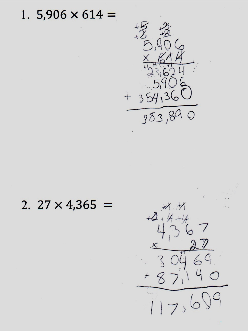 More Multiplication Using the Standard Algorithm