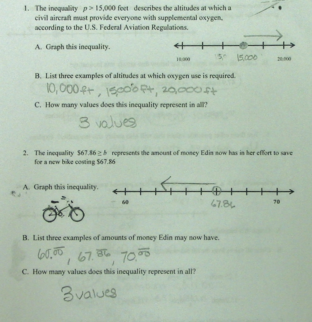 Transportation Number Lines