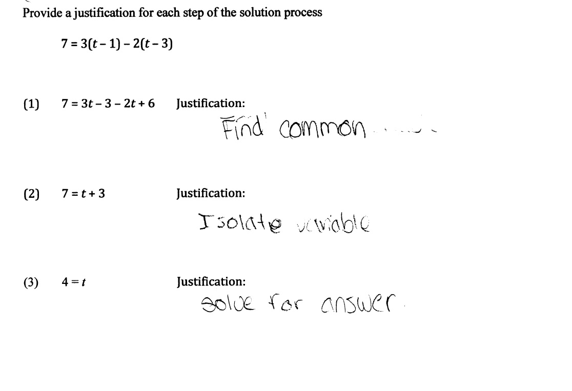 Justify the Process - 2