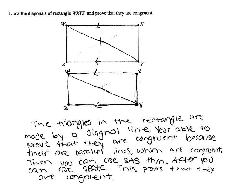 Proving Congruent Diagonals