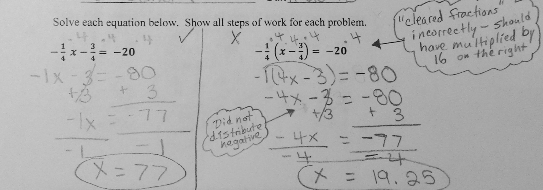 Solve Equations