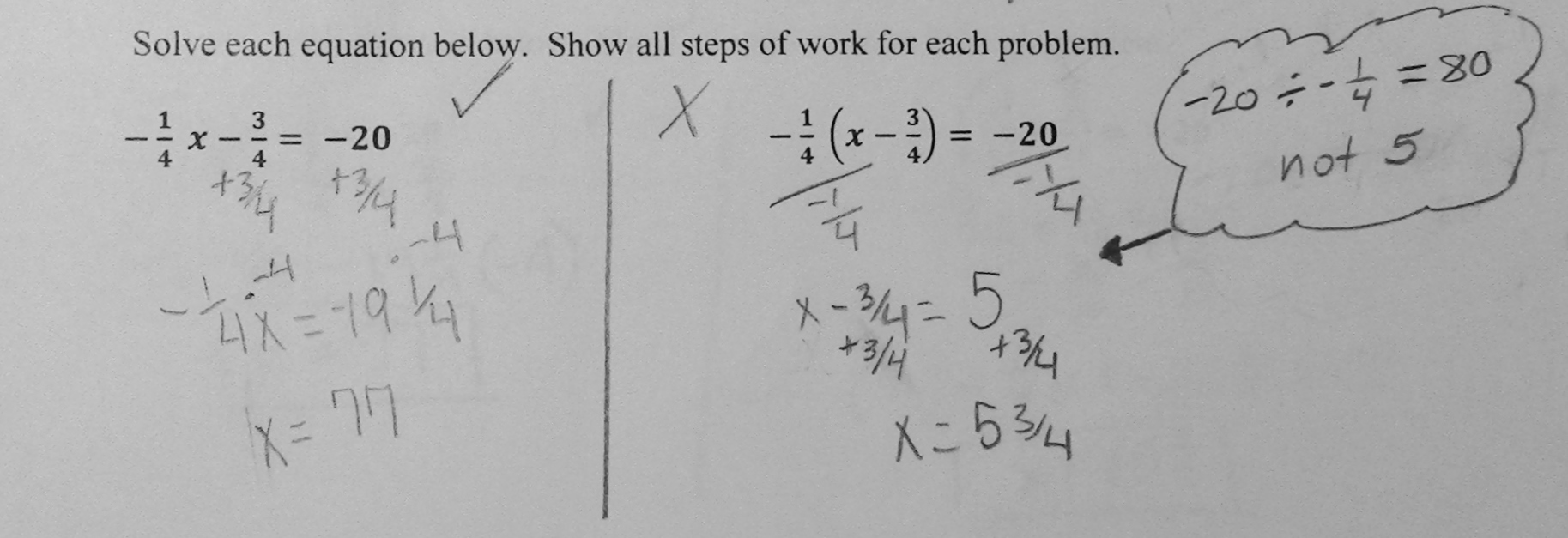 Solve Equations