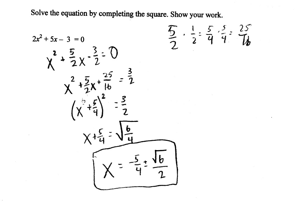 Complete the Square - 3