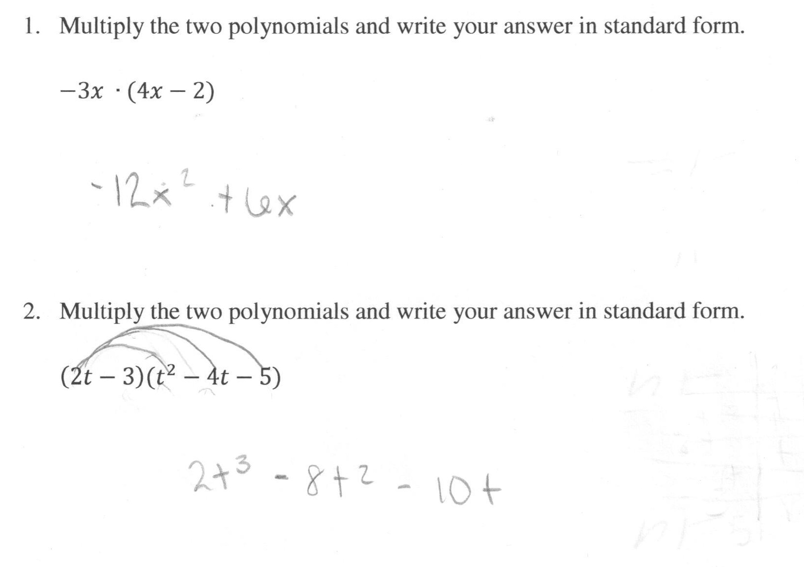 Multiplying Polynomials 1