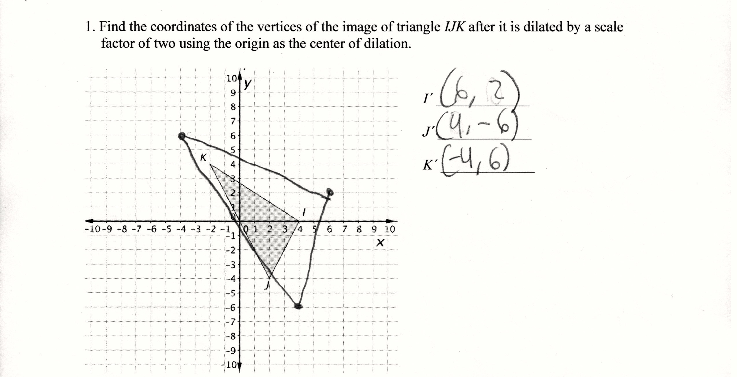 Dilation Coordinates