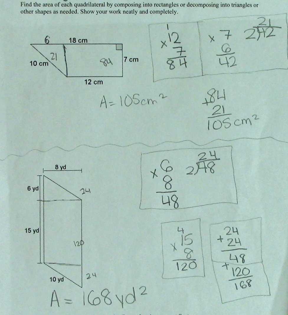 Area of Quadrilaterals