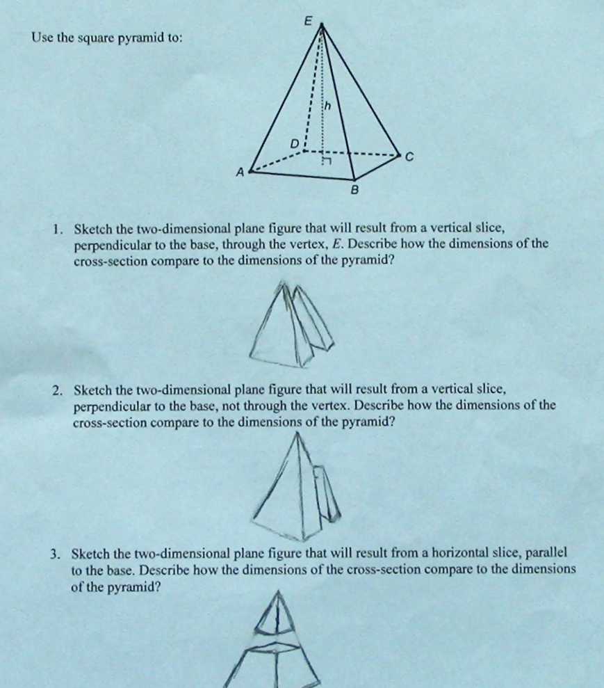 Square Pyramid Slices
