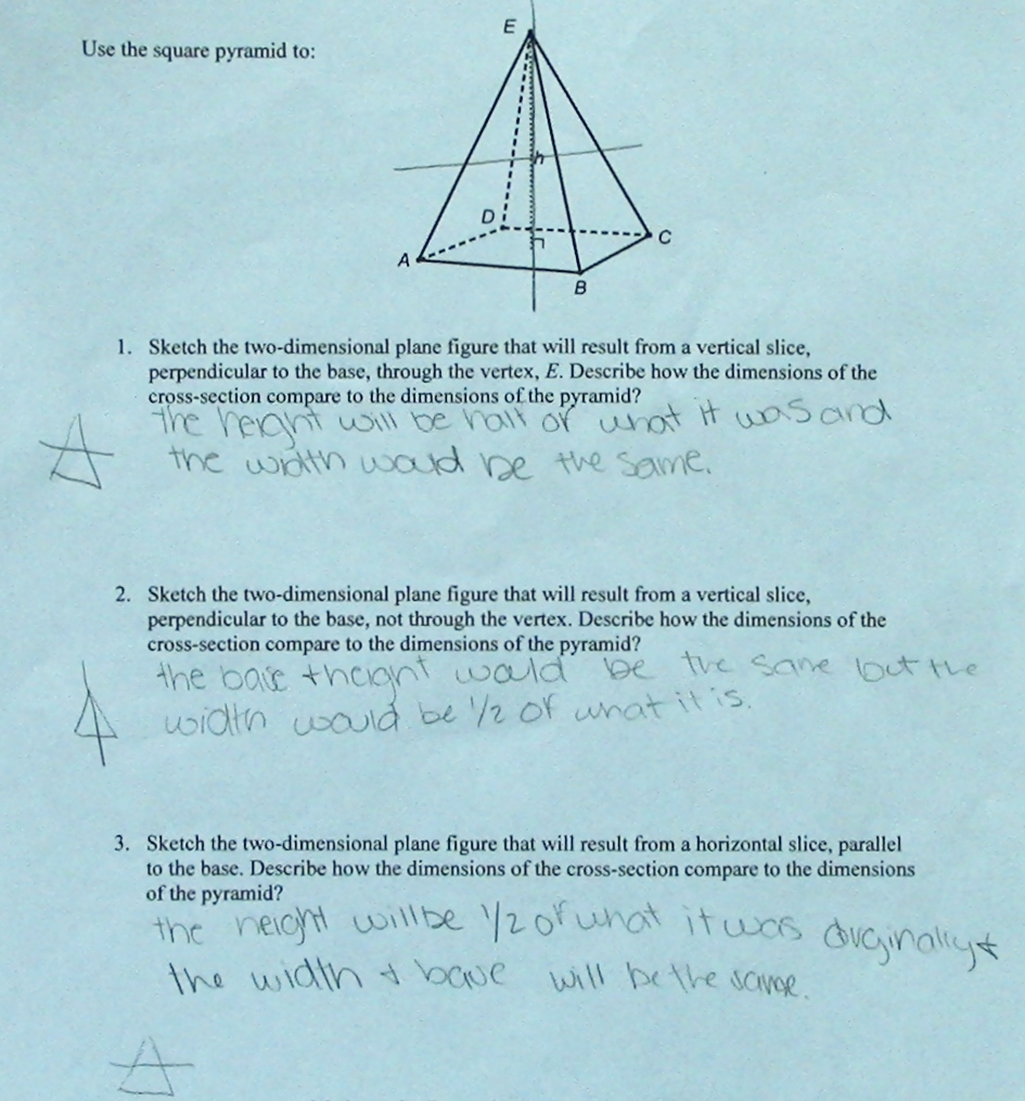 Square Pyramid Slices