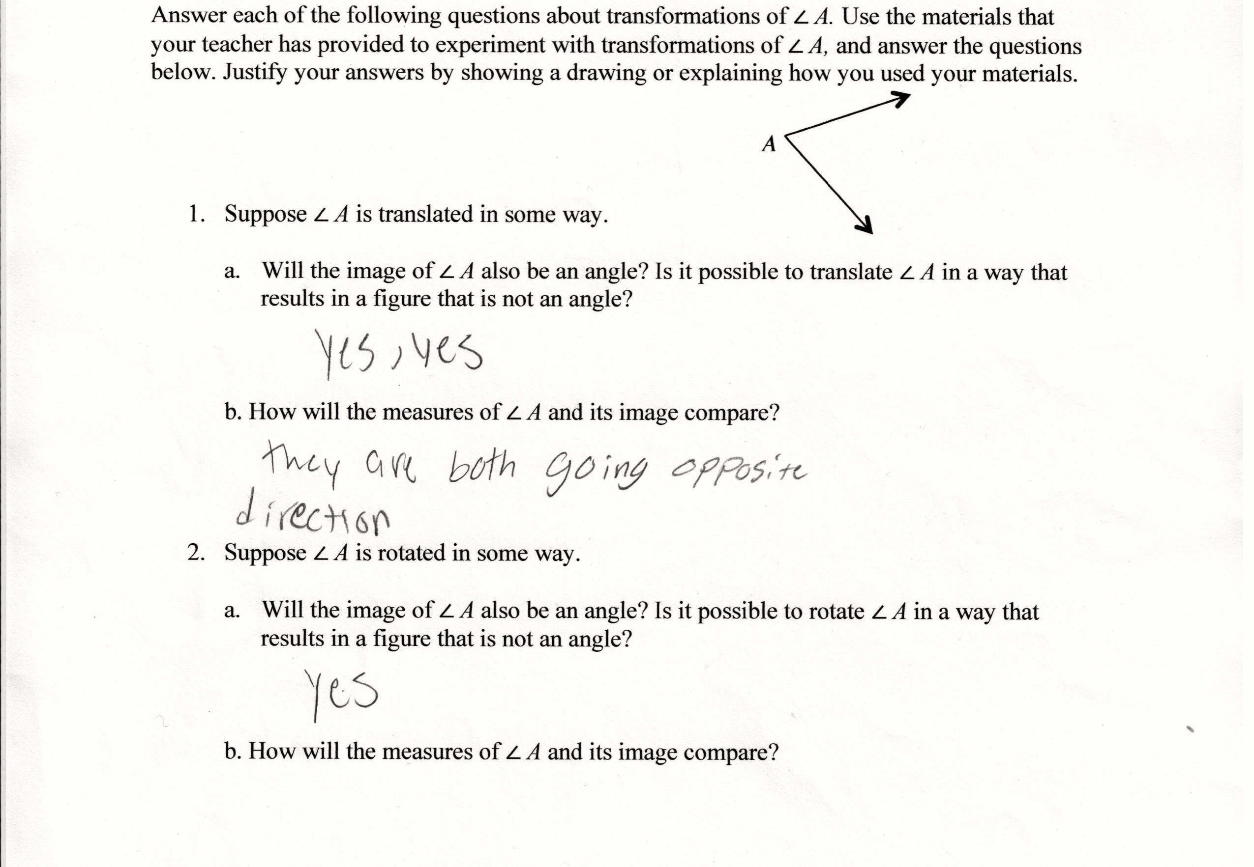 Angle Transformations