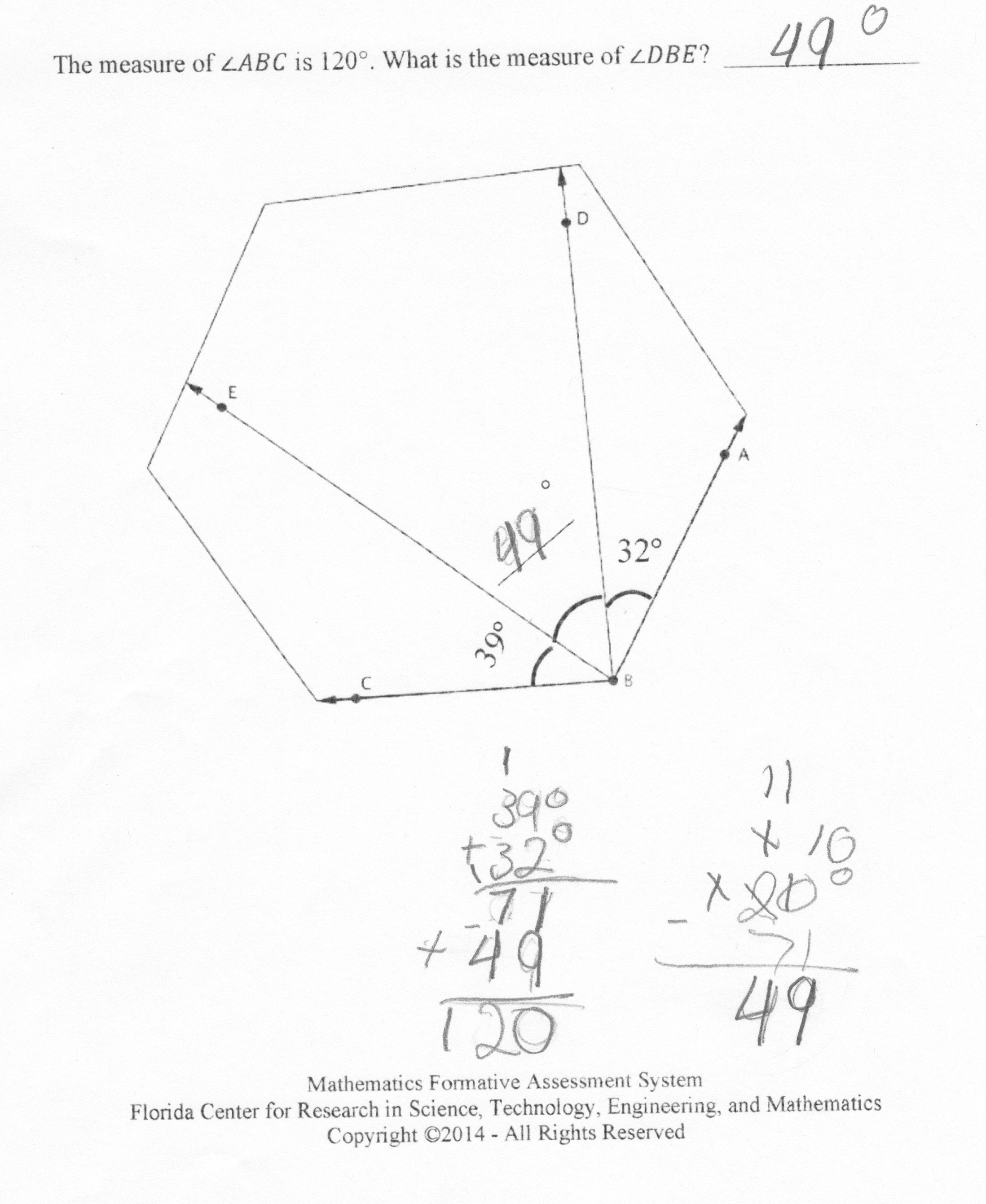 What Is the Measure of the Angle?
