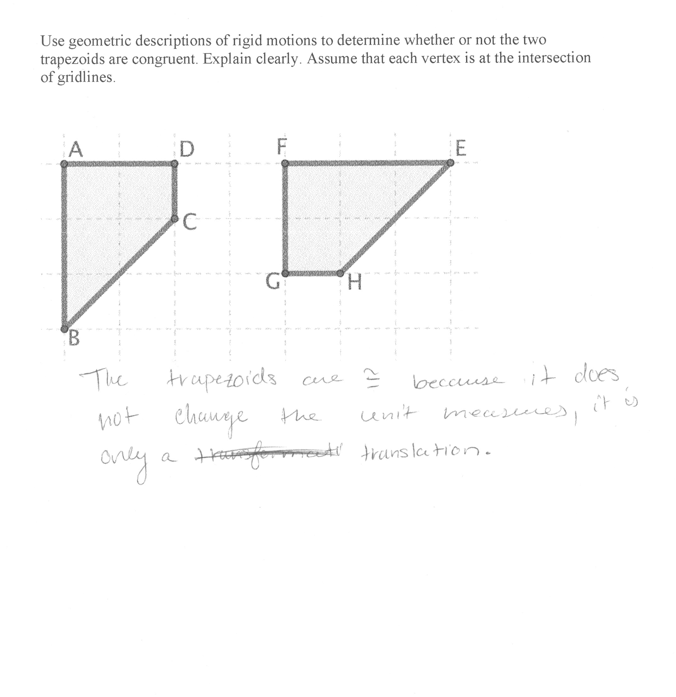 Congruent Trapezoids