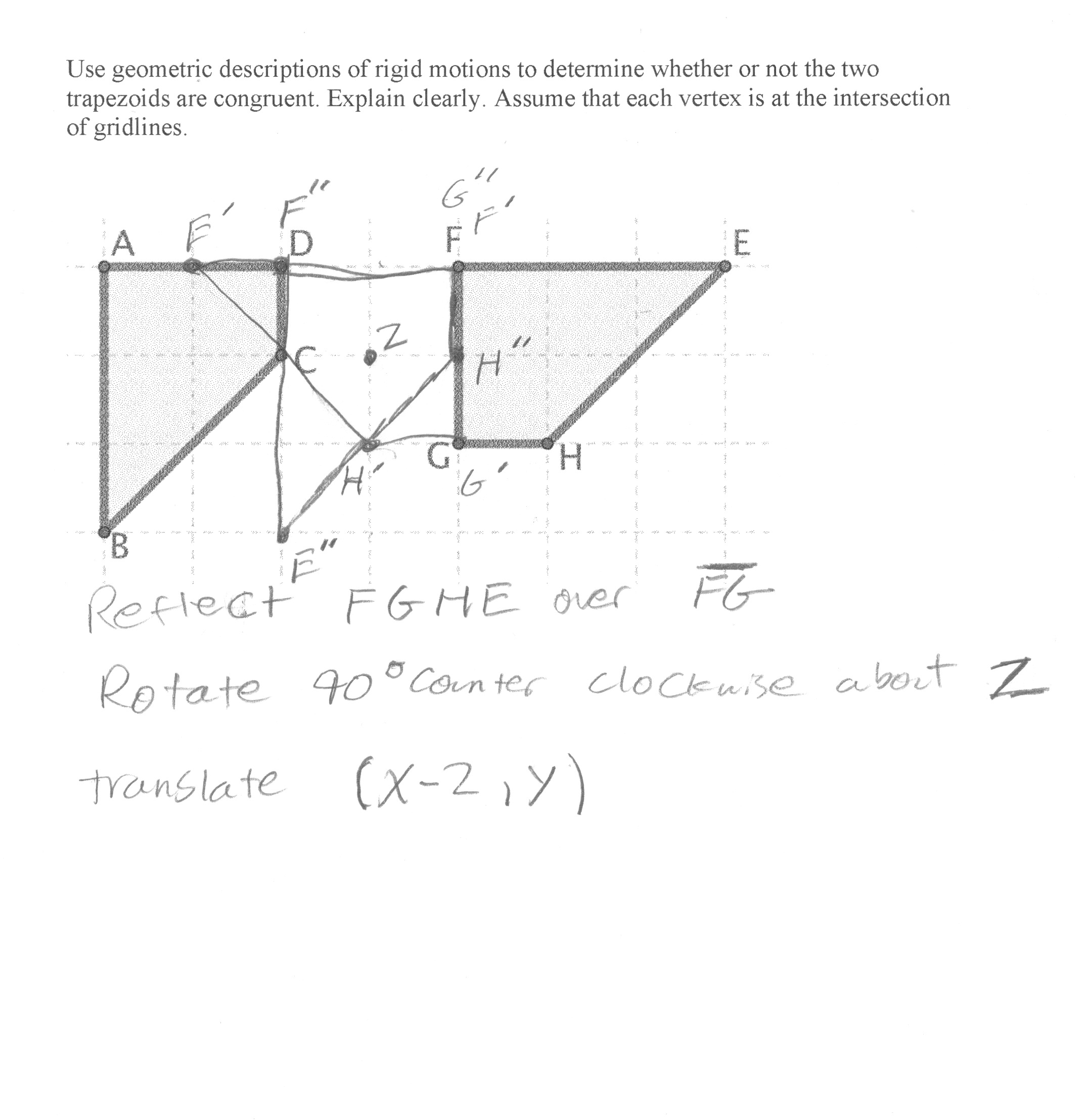 Congruent Trapezoids