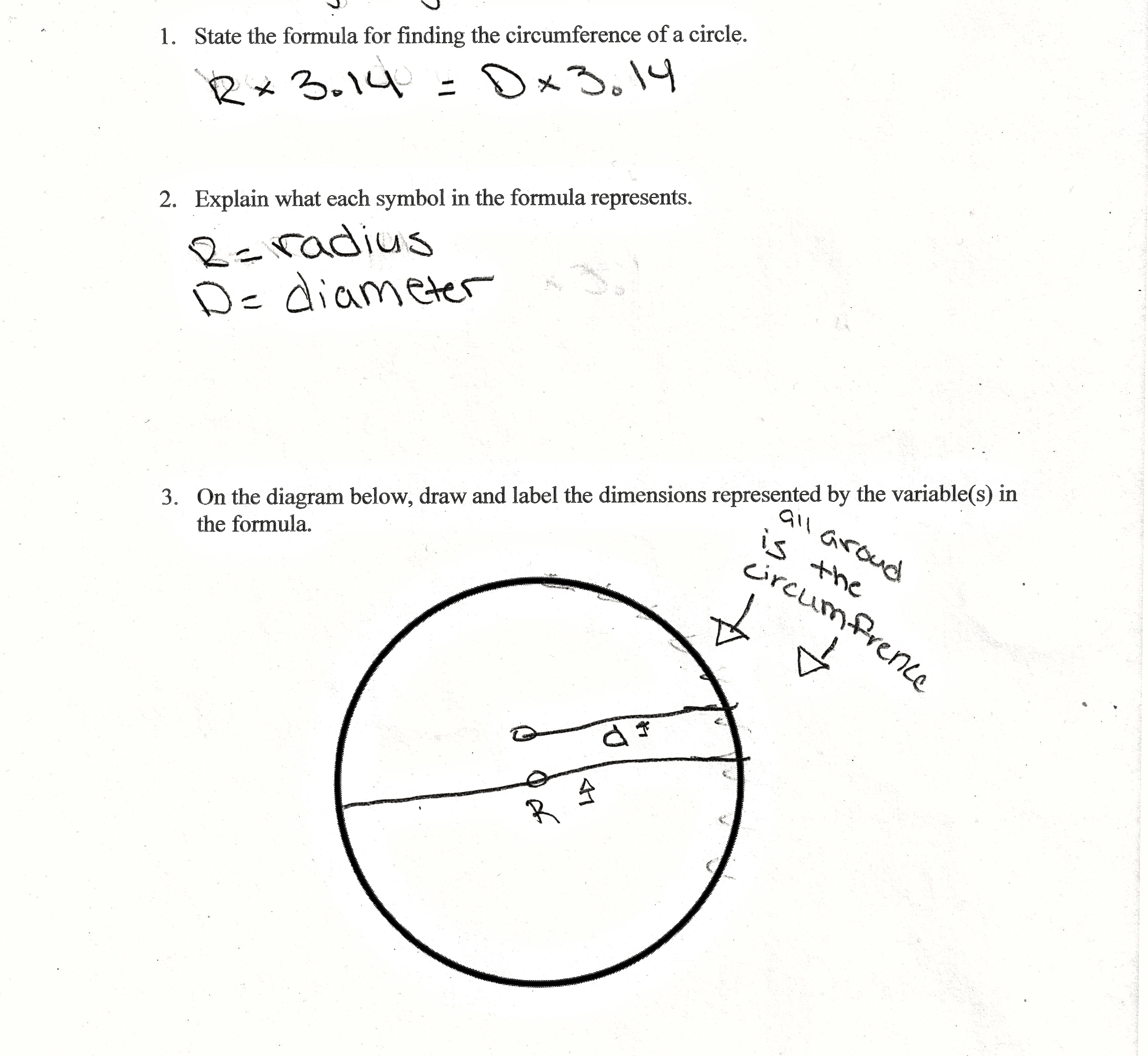 Circumference Formula