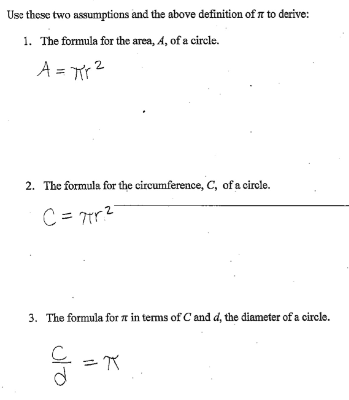 Area and Circumference - 3