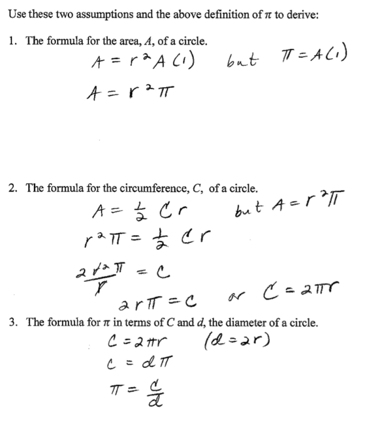 Area and Circumference - 3