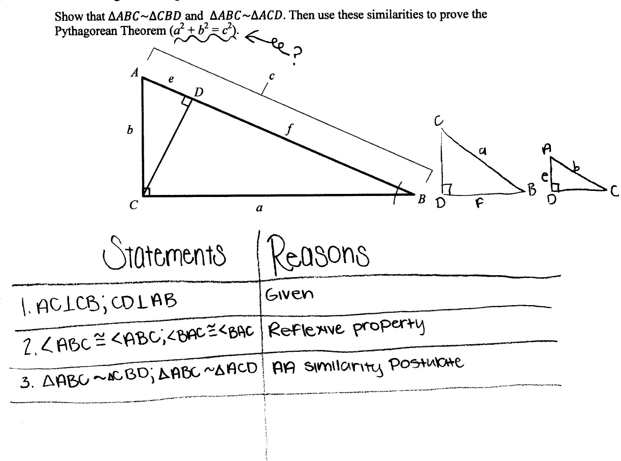 Pythagorean Theorem Proof