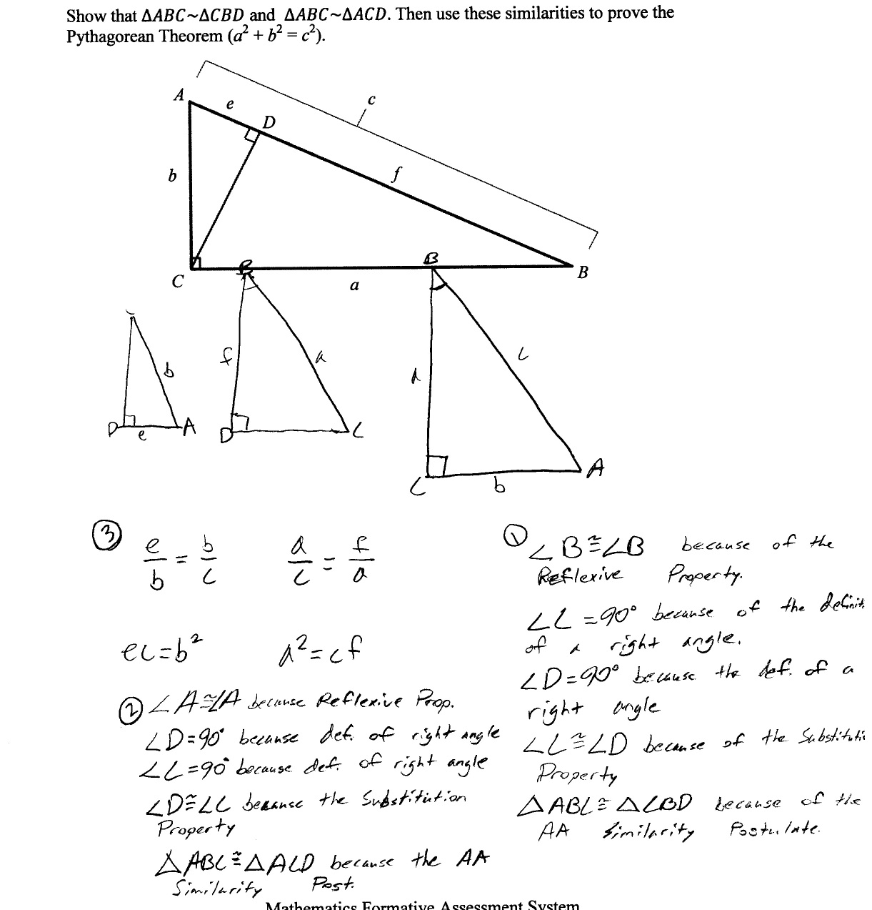 Pythagorean Theorem Proof